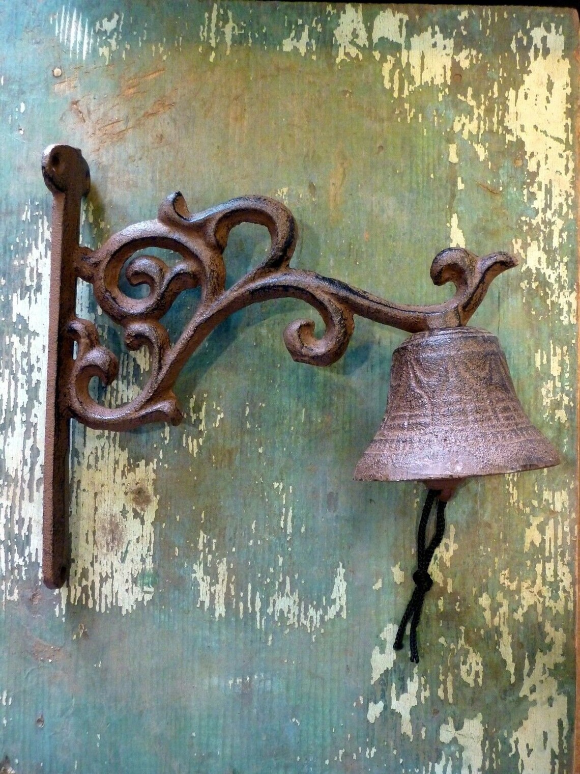 Cast Iron Metal Decorative Dinner Door Bell Home Garden Porch Patio ...