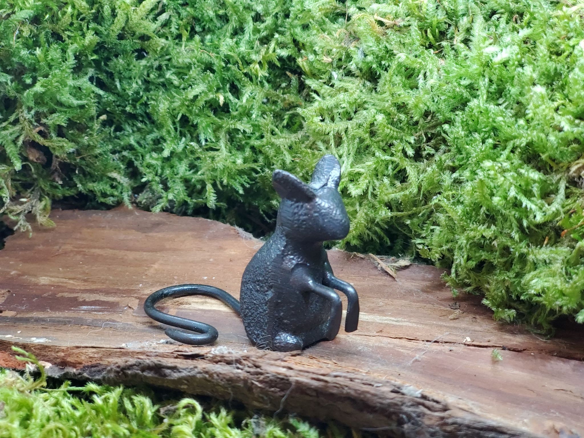 Cast Iron Metal Set/3 Mice Mouse Rodent Figurine Statue Home Garden ...