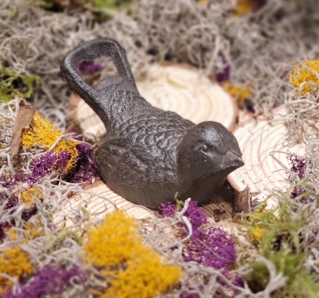 Cast Iron Metal Sparrow Bird Bottle Cap Opener Kitchen Home Bar Patio ...