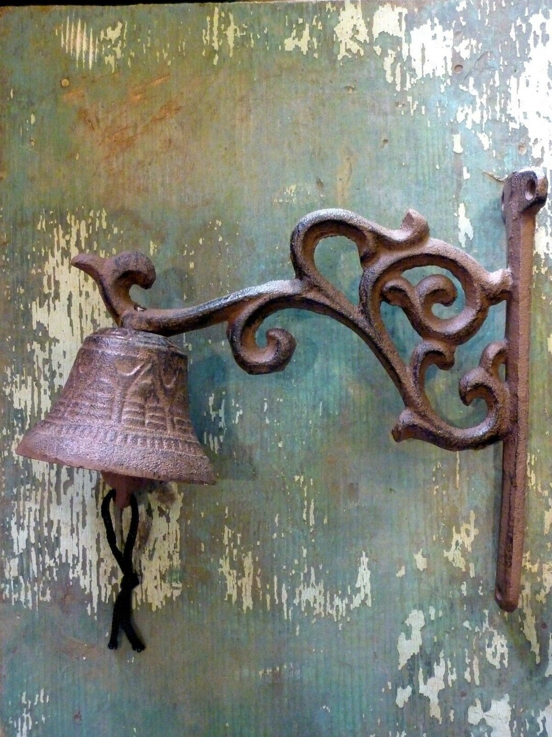 Cast Iron Metal Decorative Dinner Door Bell Home Garden Porch Patio ...