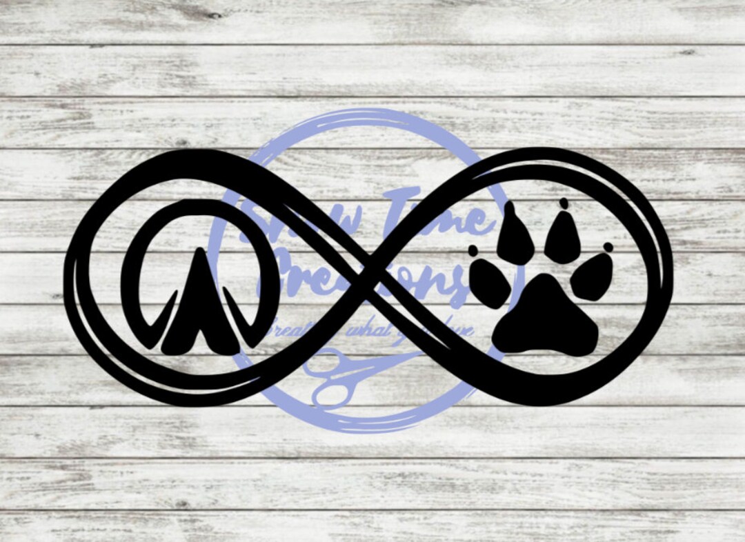 Dog and Horse Infinity Decal-dog-horse-infinity-love Dogs-love - Etsy