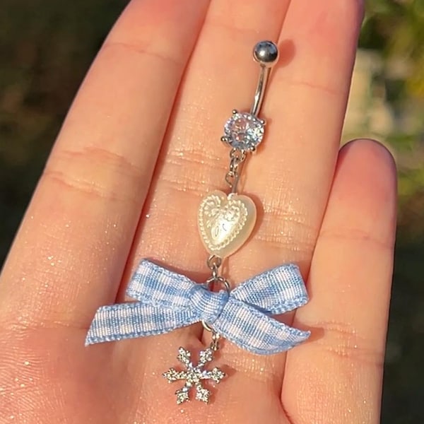 Mistletoe Belly Ring - Etsy