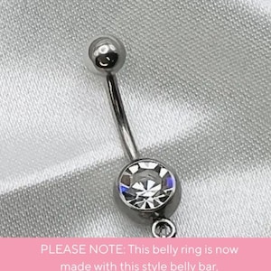 Angel Belly Button Piercing | Coquette Cross Dainty Minimalist Belly ...
