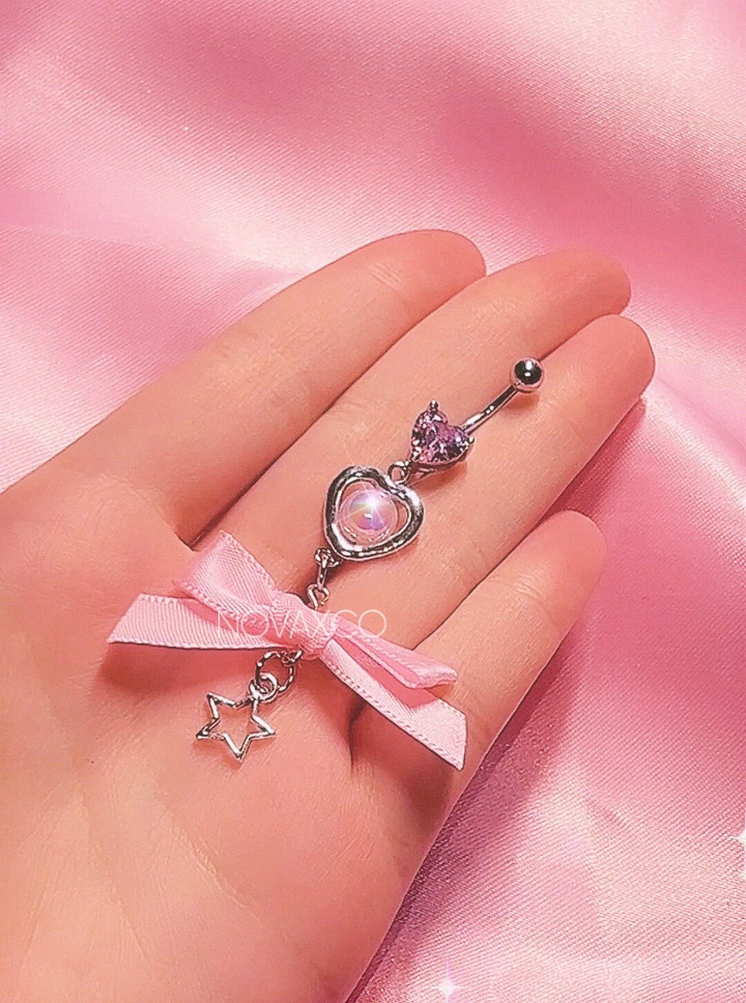 Coquette Belly Button Piercing - Etsy