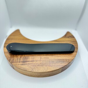 Black Obsidian Incense Holder | Handcrafted Polished Volcanic Glass ...