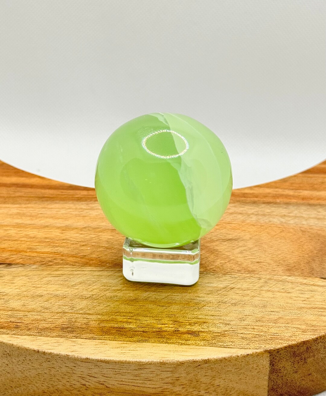 AA Grade Green Mint Calcite Sphere Mexico | Green Calcite Crystal ...