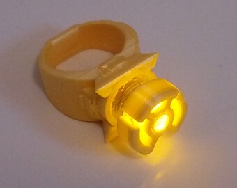 Yellow Lantern Rings - Etsy
