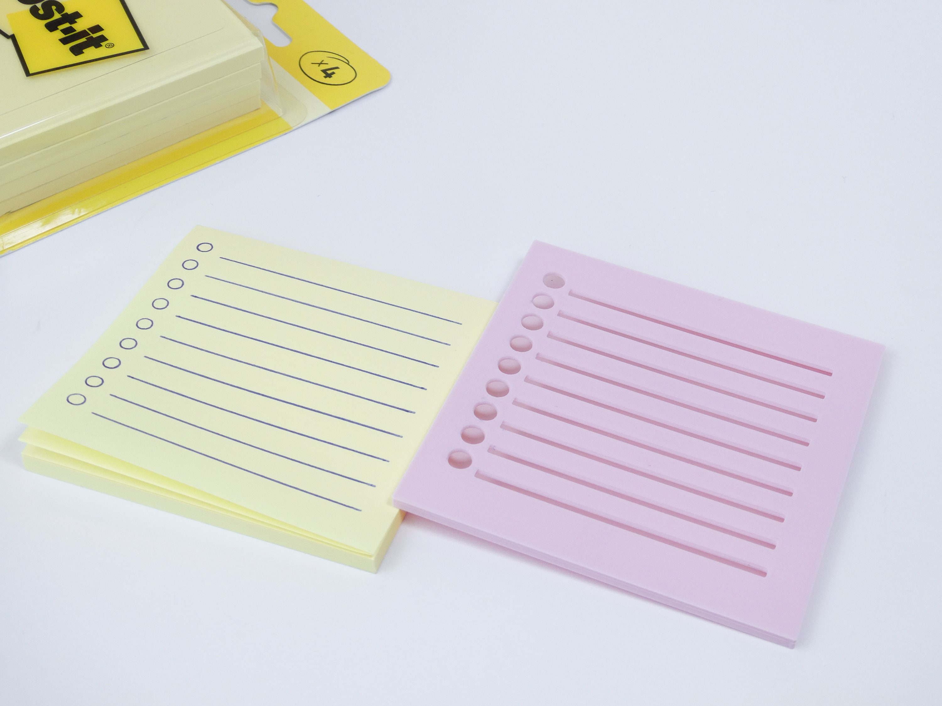To-do List Sticky Note Stencil - 3D Printed Checklist - Etsy