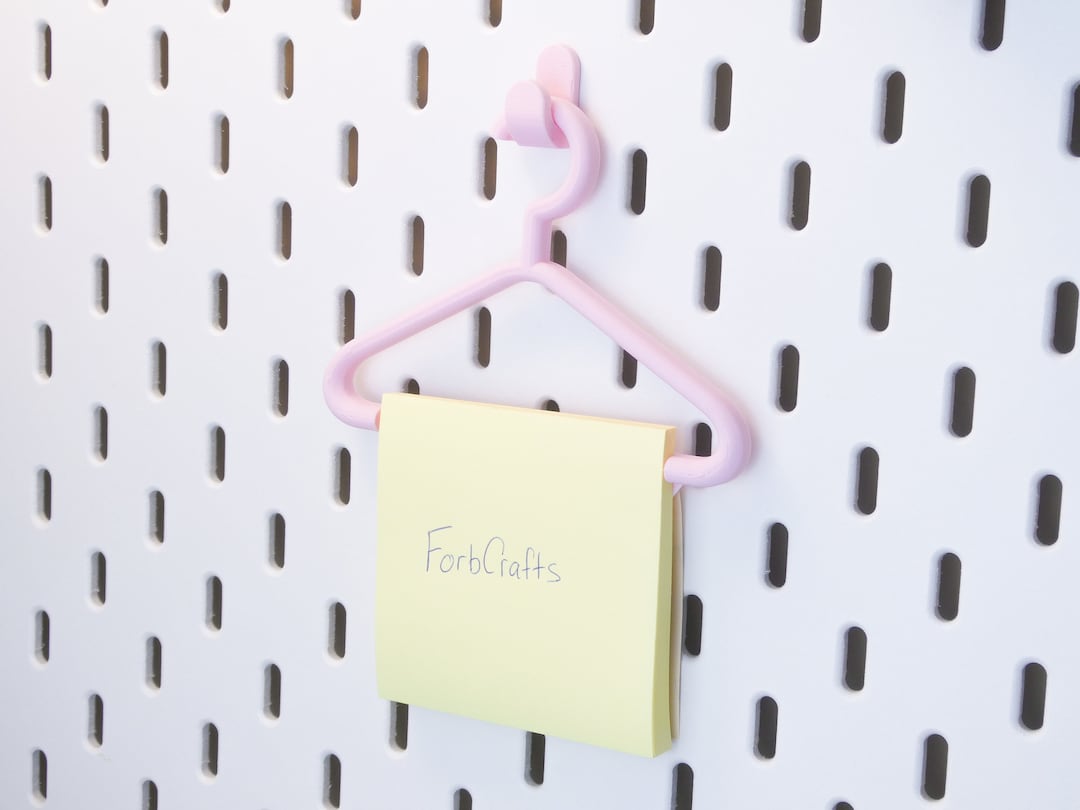 Sticky Note Hanger for Ikea SKADIS Pegboard - Etsy