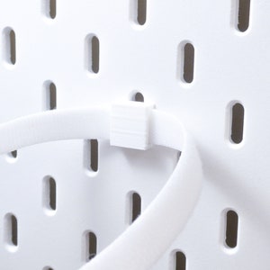 Hook&loop Organizer Clip for Ikea SKADIS Pegboard - Etsy