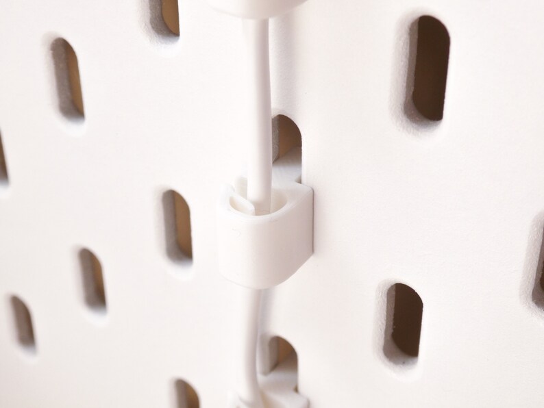 Cable Clip for Ikea SKADIS Pegboard - Etsy