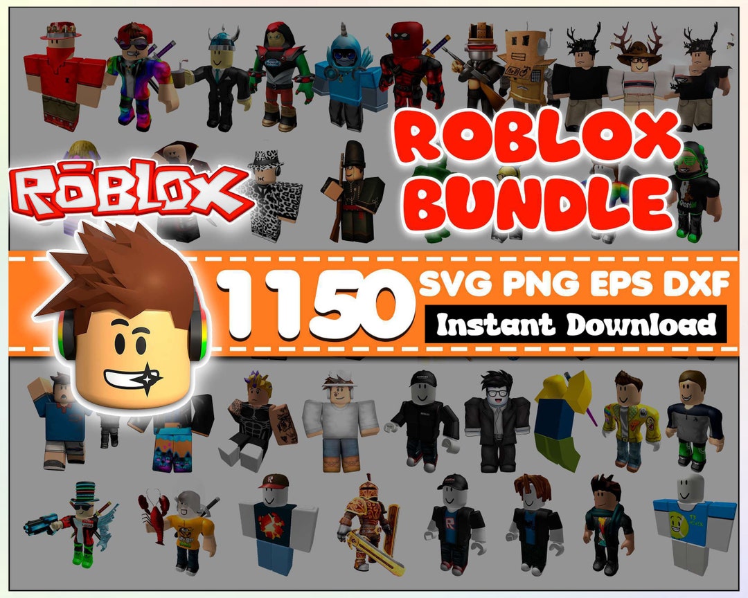 Roblox SVG Bundle, Roblox Font, Gaming Svg Files for Cricut, Roblox Png ...
