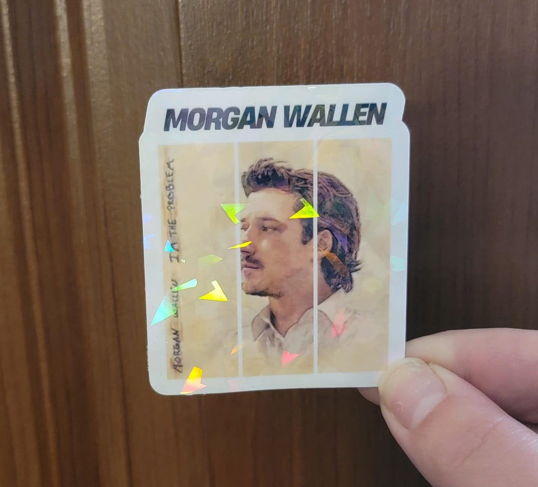Morgan Wallen Holographic Sticker: Waterproof Car Decal - Etsy