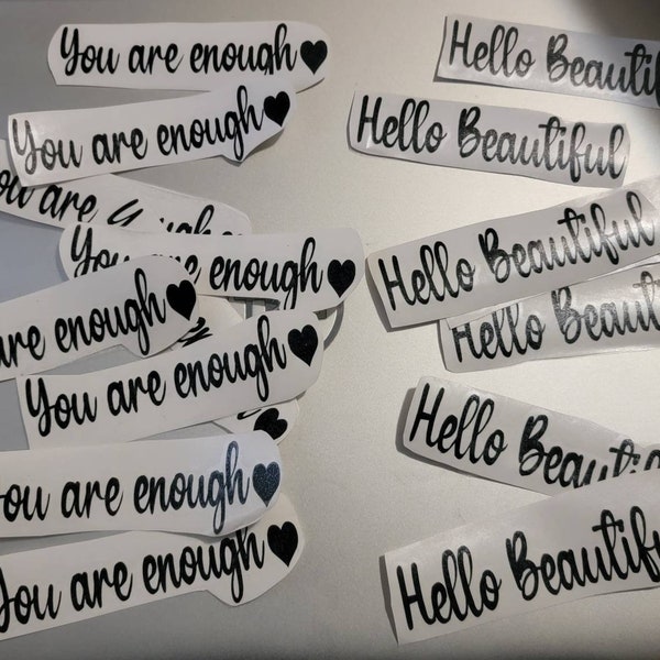 Mirror Decal Beautiful - Etsy