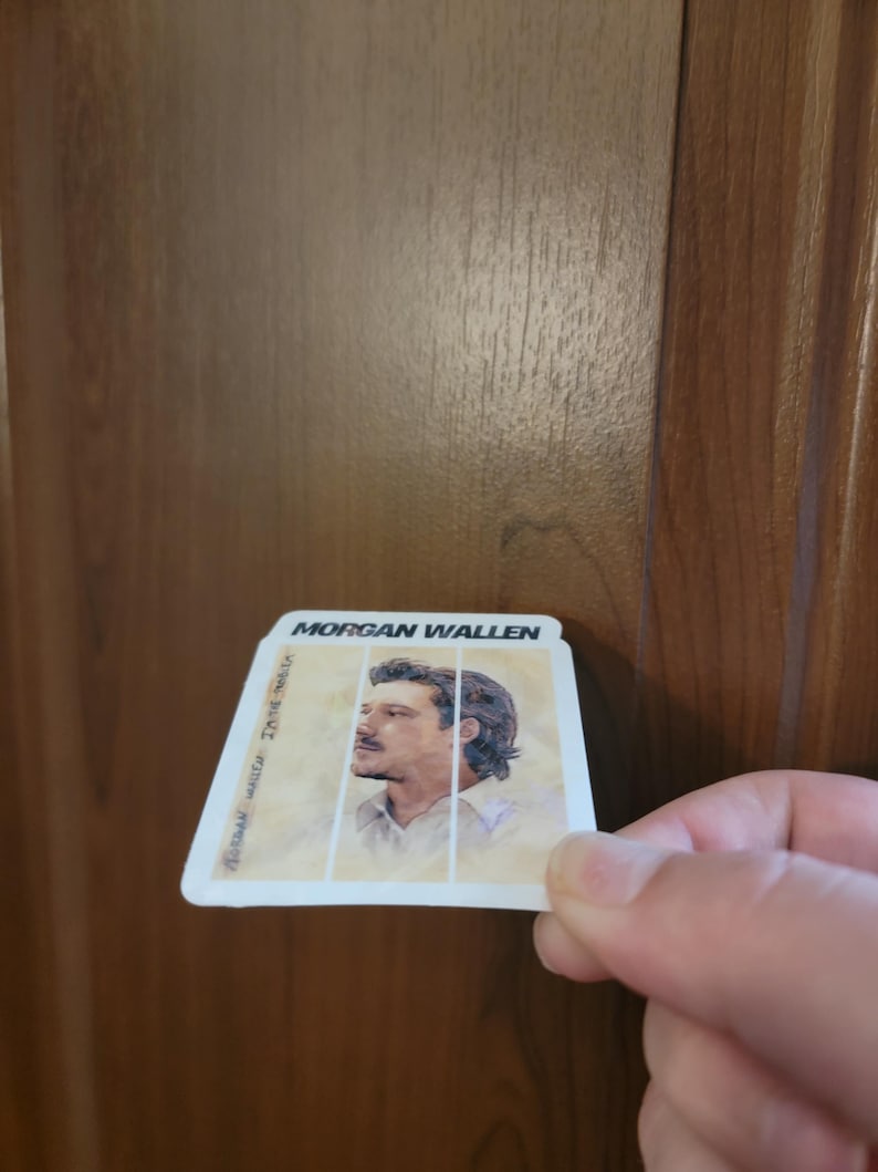 Morgan Wallen Holographic Sticker: Waterproof Car Decal - Etsy