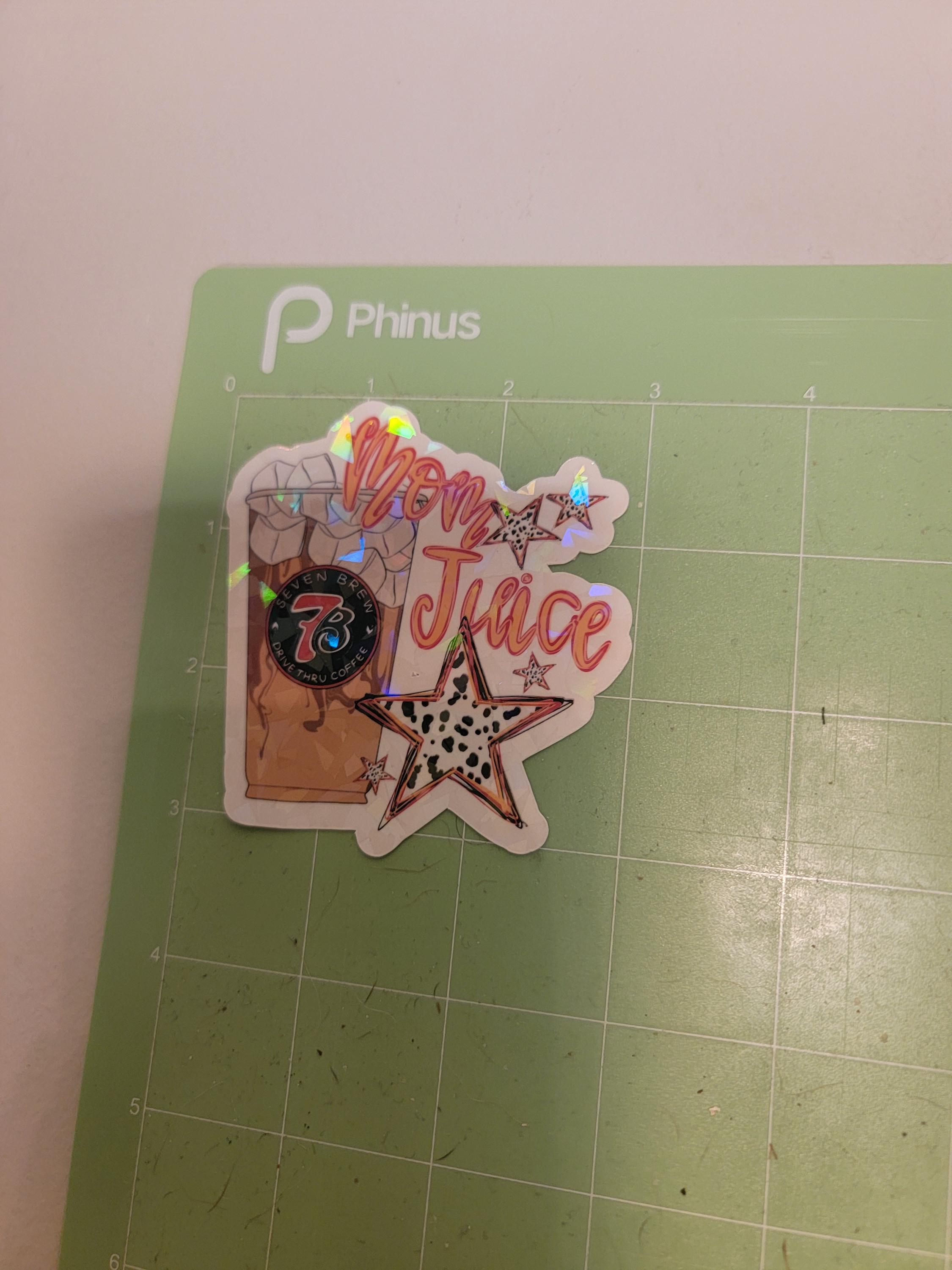 Holographic 7 Brew Coffee Sticker: Waterproof Car Decal - Etsy