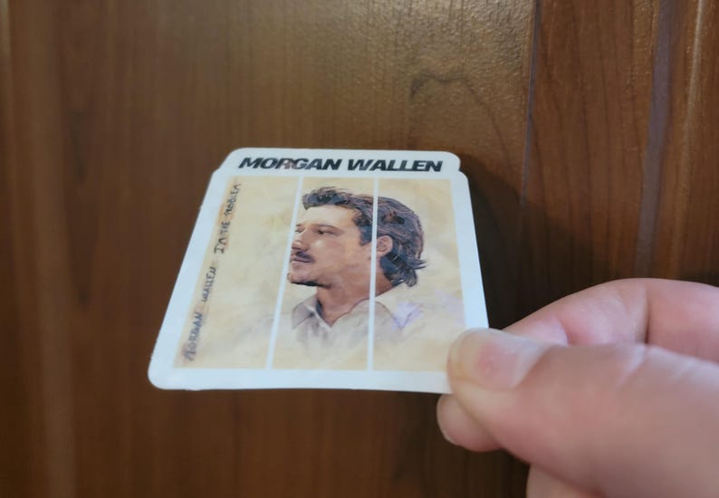 Morgan Wallen Holographic Sticker: Waterproof Car Decal - Etsy
