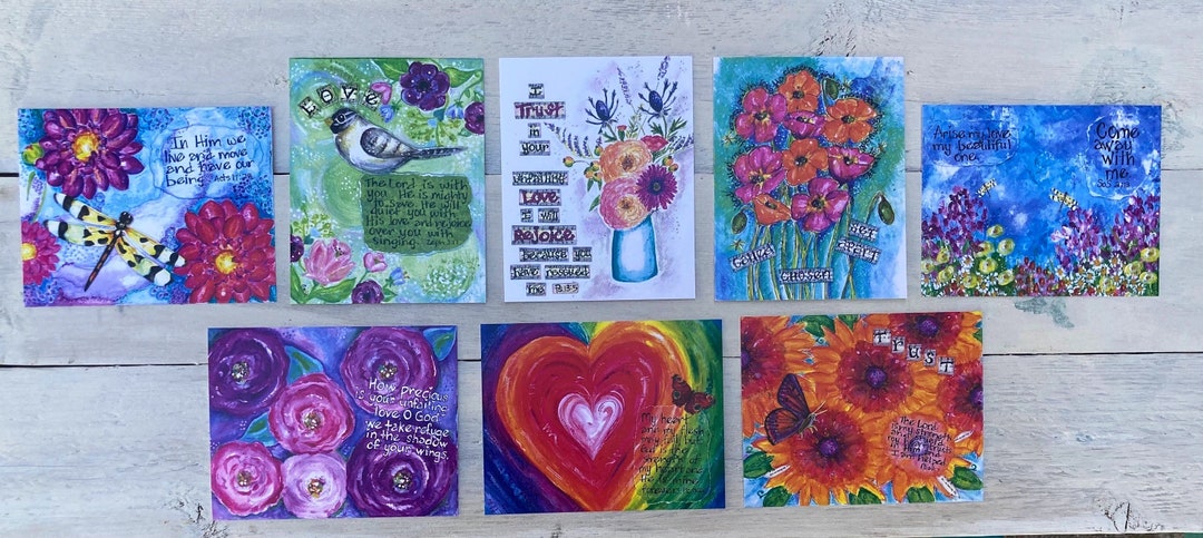 Set Apart & Chosen Set: Note Cards, Faith Based Cards, Bible Verses ...