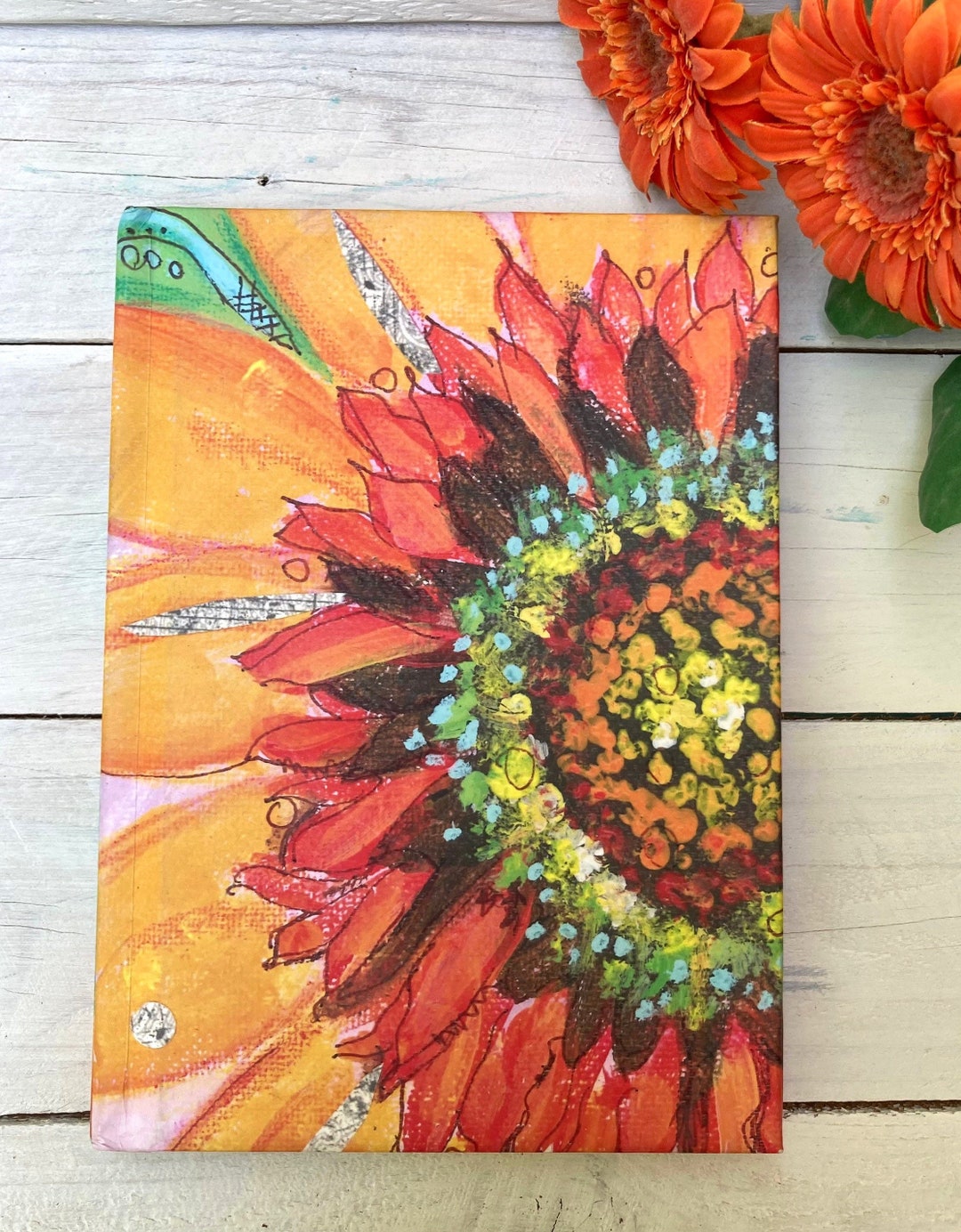 Sunflower Journal, Journal With Bible Verse, Personal Diary, Women's ...