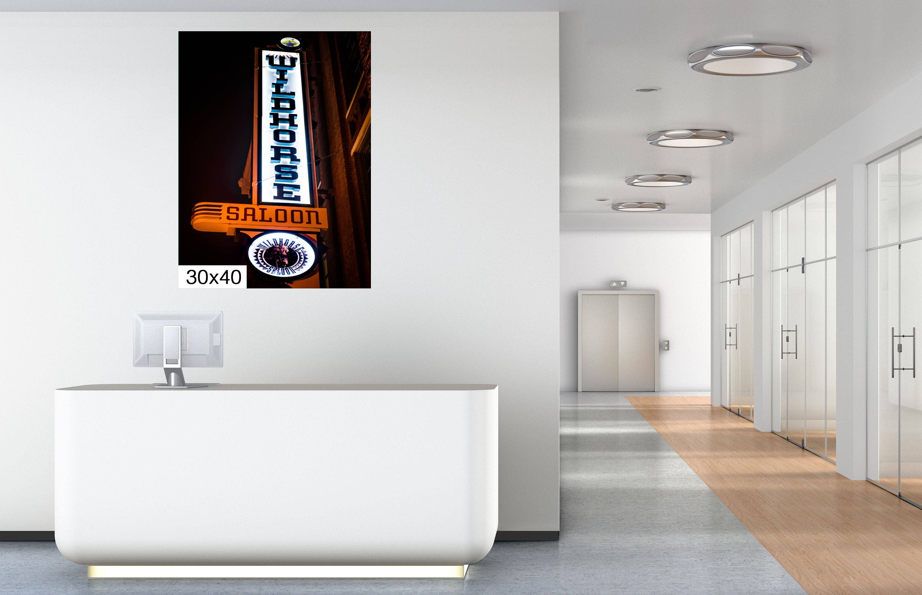 Honky Tonk Sign Wild Horse Saloon Nashville City Photography Metal ...