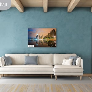 Lake Shore Drive Chicago Skyline Canvas Photography Hancock Building ...