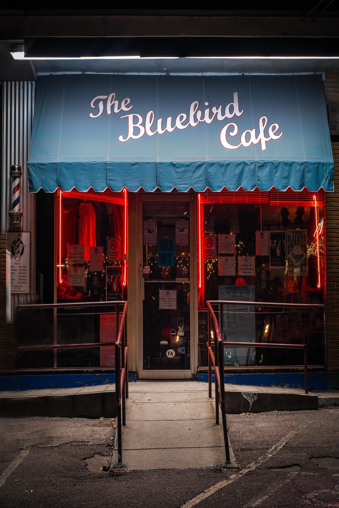 Bluebird Cafe Nashville City Photography Metal Print Wall Art Picture ...