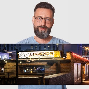 Legends Bar Nashville City Photography Metal Print Wall Art Picture ...
