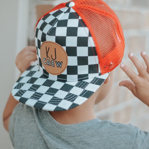 Checkered Hat - Etsy