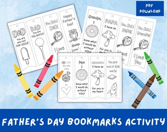 Father's Day Tie Printable Card Activity, Kids Craft for Dad and ...