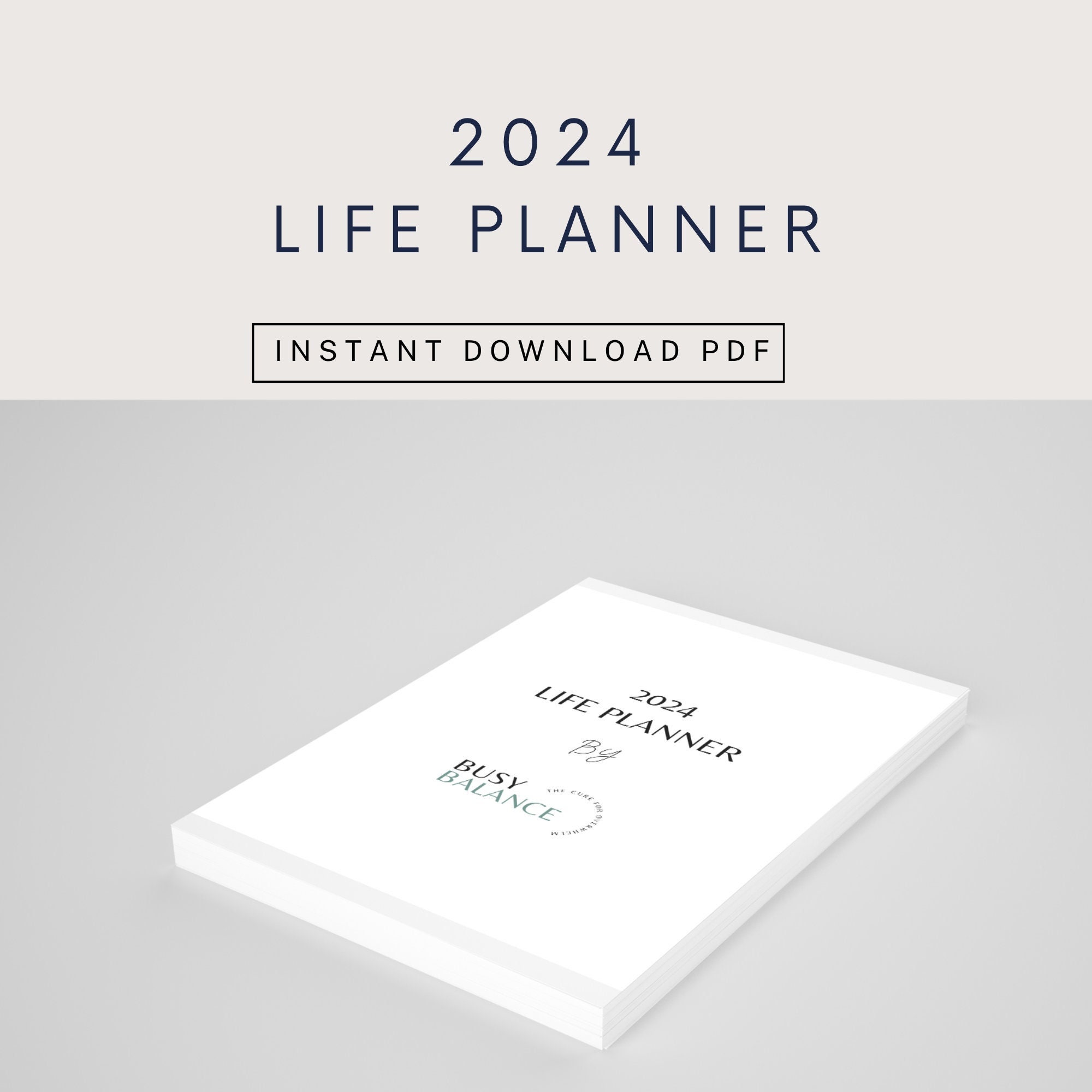 2024 Life Planner, Life Goals, Weekly Planner - Etsy