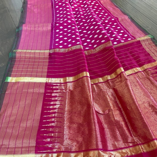 Pochampally Silk Saree - Etsy