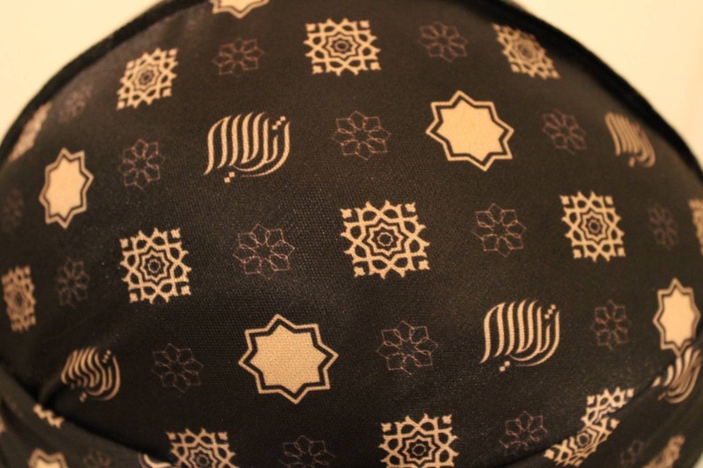 High-end Designer Durag | Black Gold Monogram - Etsy