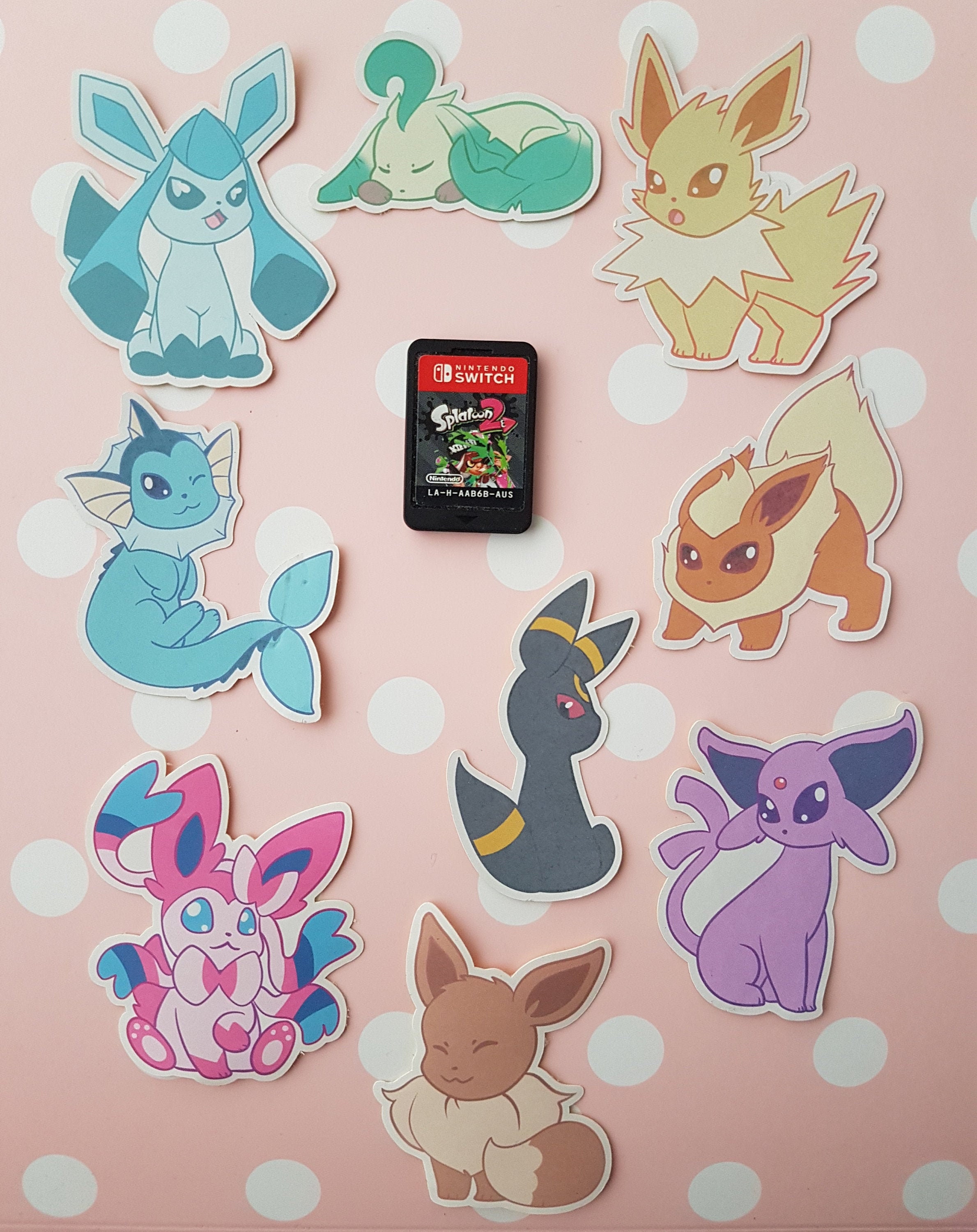 Digital Prints Pokémon Eevee Decals Art & Collectibles Prints etna.com.pe