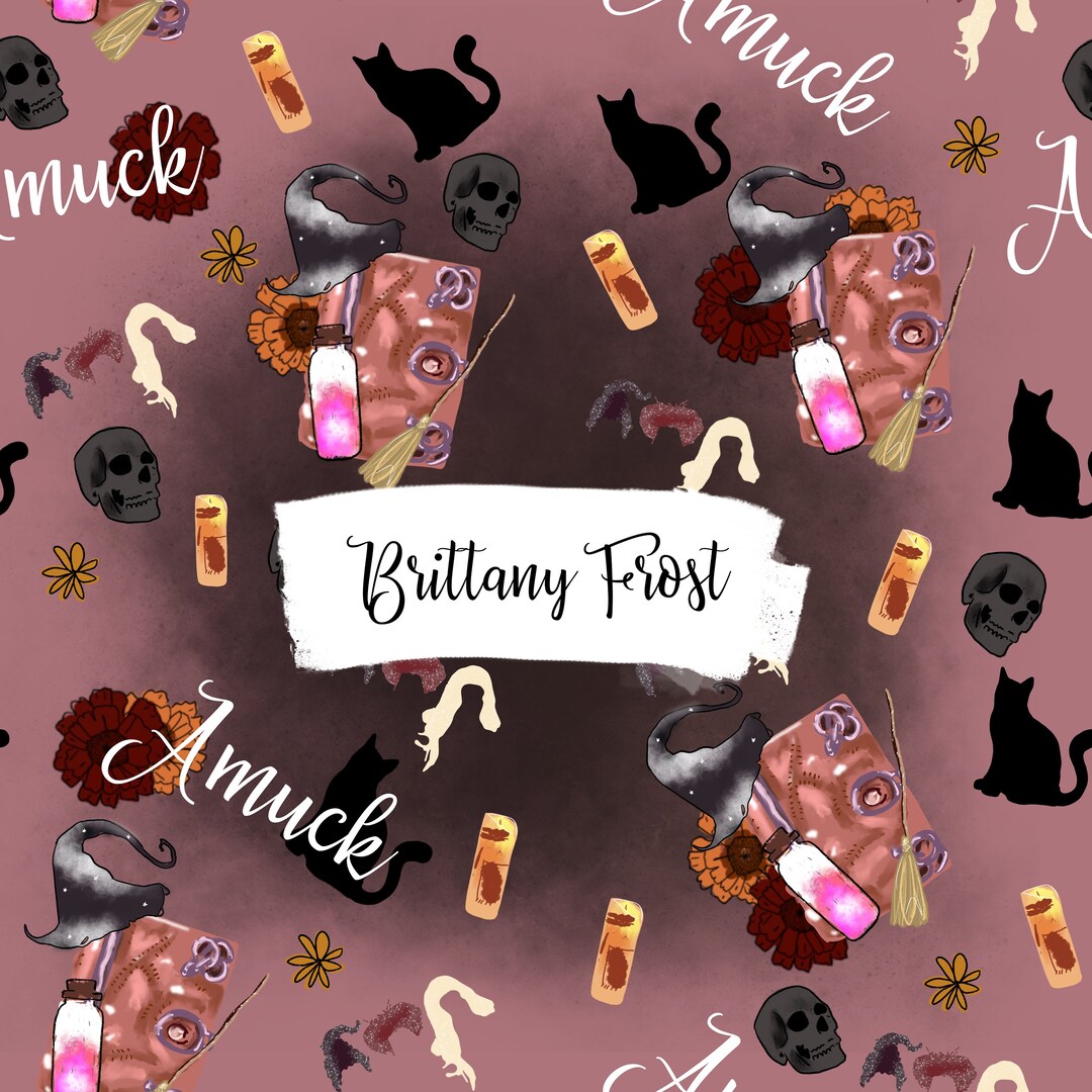 Hocus Pocus Halloween Seamless File - Etsy