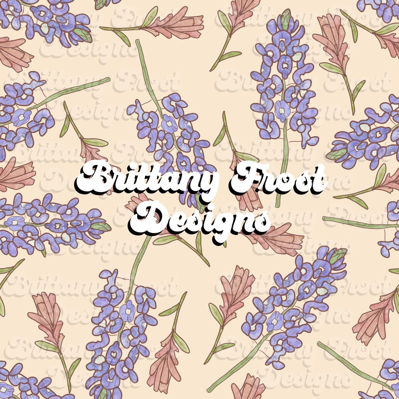 Bluebonnet Fabric - Etsy
