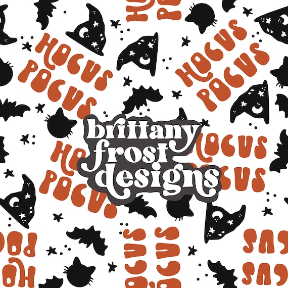 Hocus Pocus Seamless File - Etsy