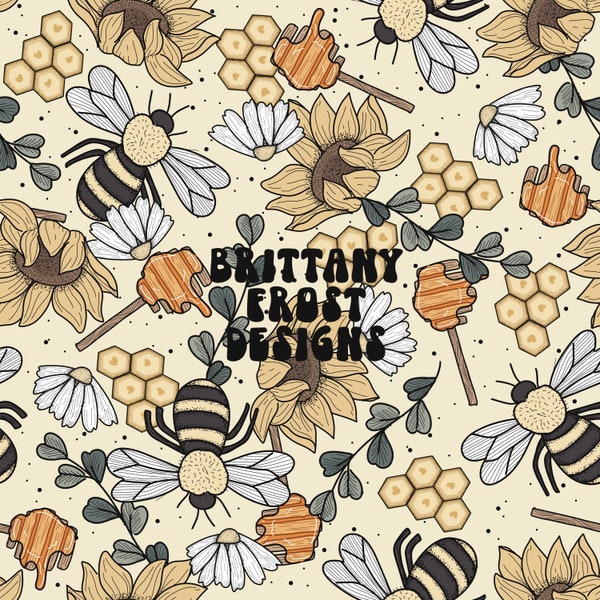 Honey Bee Fabric - Etsy