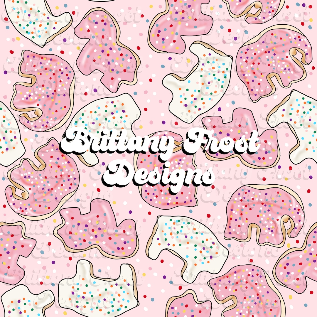 Animal Cookies Seamless File - Etsy