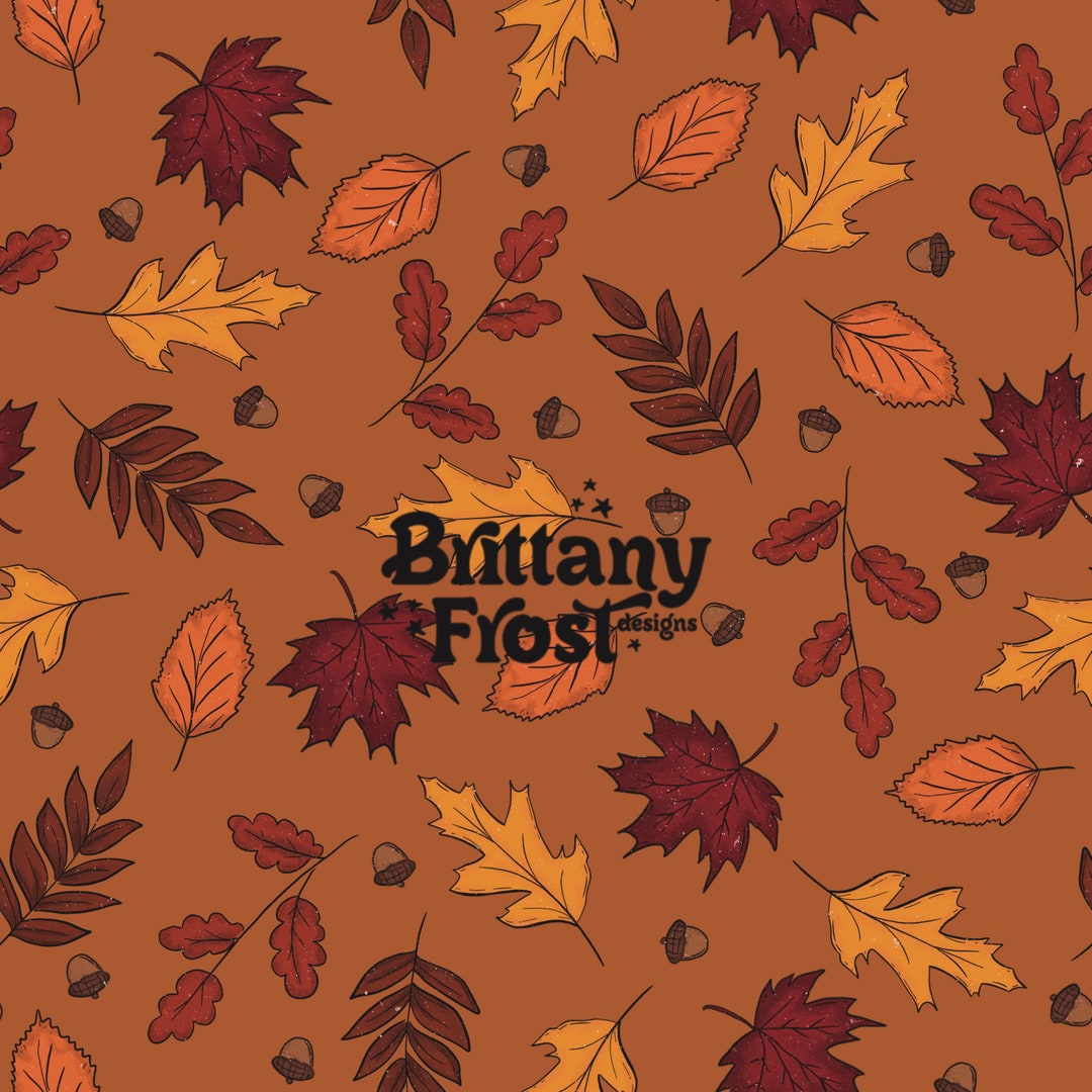 Fall Leaves Seamless File, Fall Surface Pattern - Etsy
