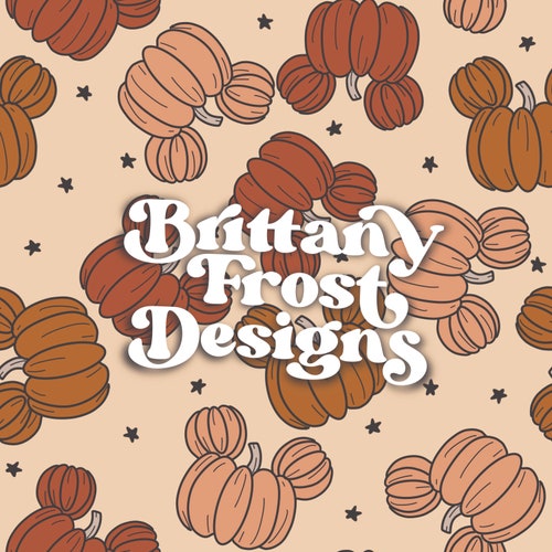 Pumpkin Dots Seamless File Fall Seamless Pattern - Etsy