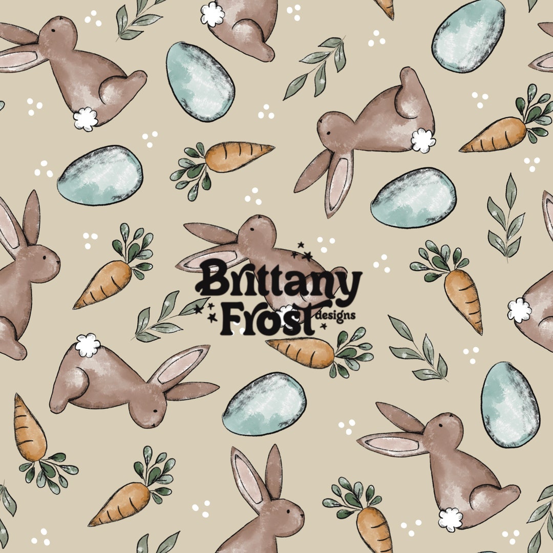 Neutral Easter Seamless File, Easter Surface Pattern - Etsy