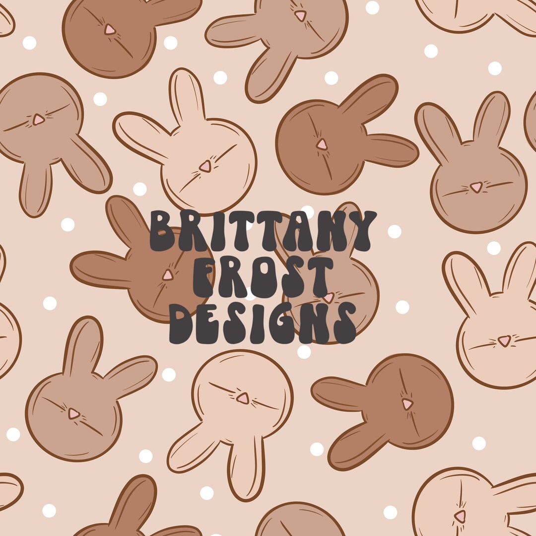 Boho Neutral Easter Bunnies Seamless File, Easter Seamless Pattern - Etsy