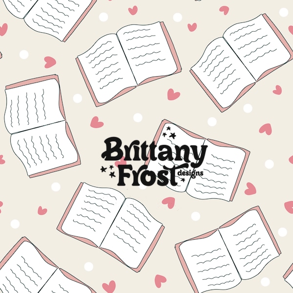 Books Seamless Pattern - Etsy