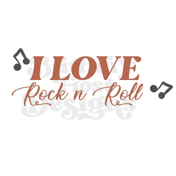 I Love Rock N Roll - Etsy