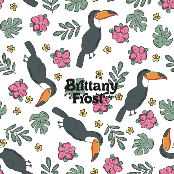 Toucan Fabric - Etsy