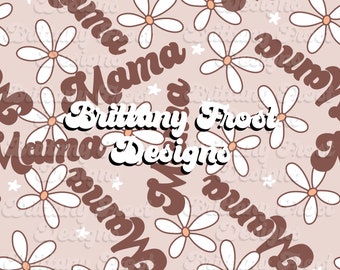 Mommy's Girl Seamless Digital File Mama's Girl - Etsy