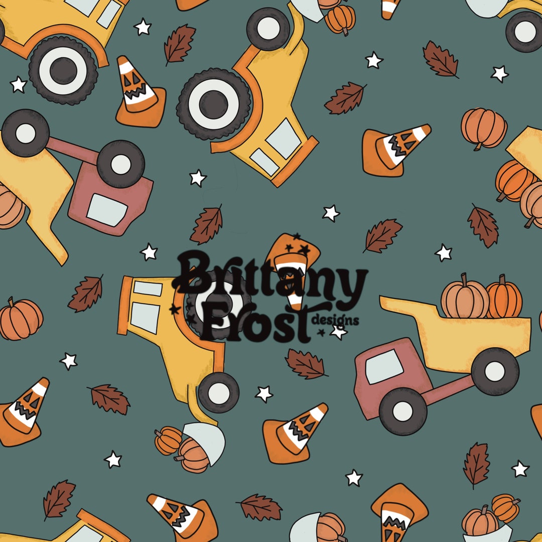 Construction Seamless File, Fall Construction Surface Pattern - Etsy