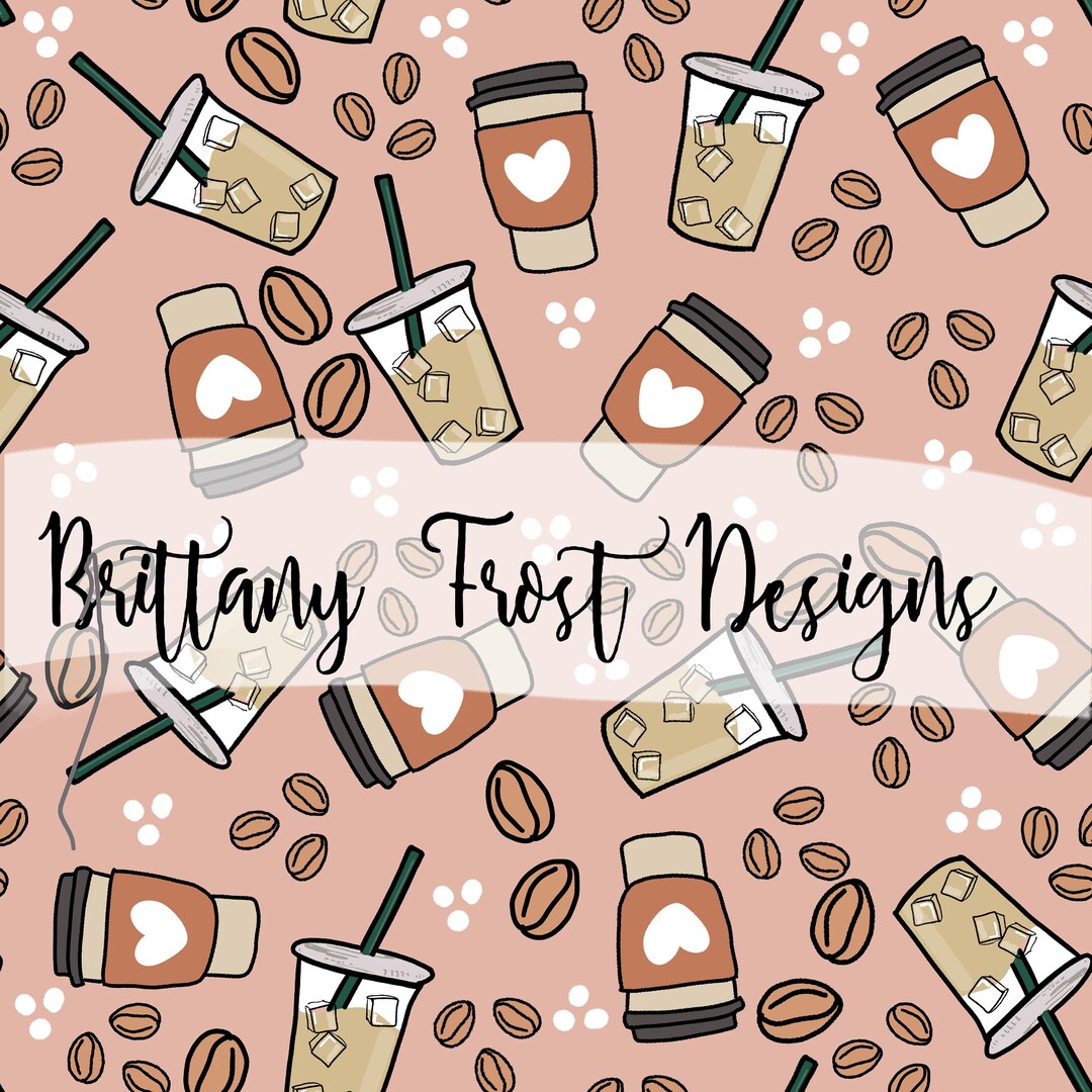 Muted Coffee Seamless File - Etsy