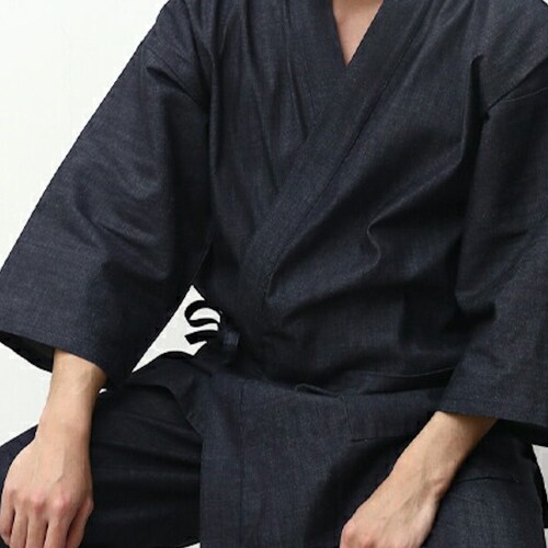 Black Samue Comfy Traditional Work Clothing Zen Buddhist Monk - Etsy