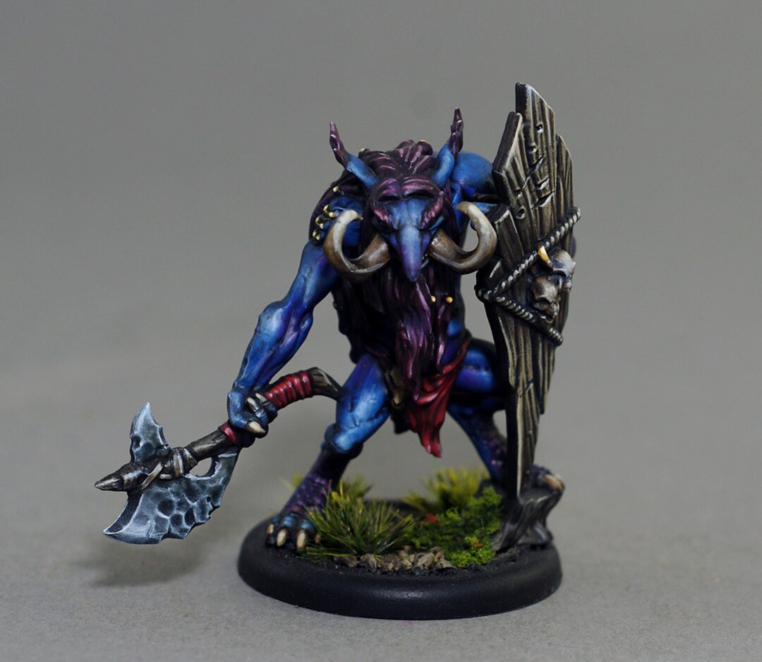 Troll Warrior 2 ORK Warhammer 40k Painted NMM RPG Age of Sigmar Troll ...